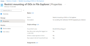 Block Mounting of ISO Images with Microsoft Intune (Endpoint Manager ...